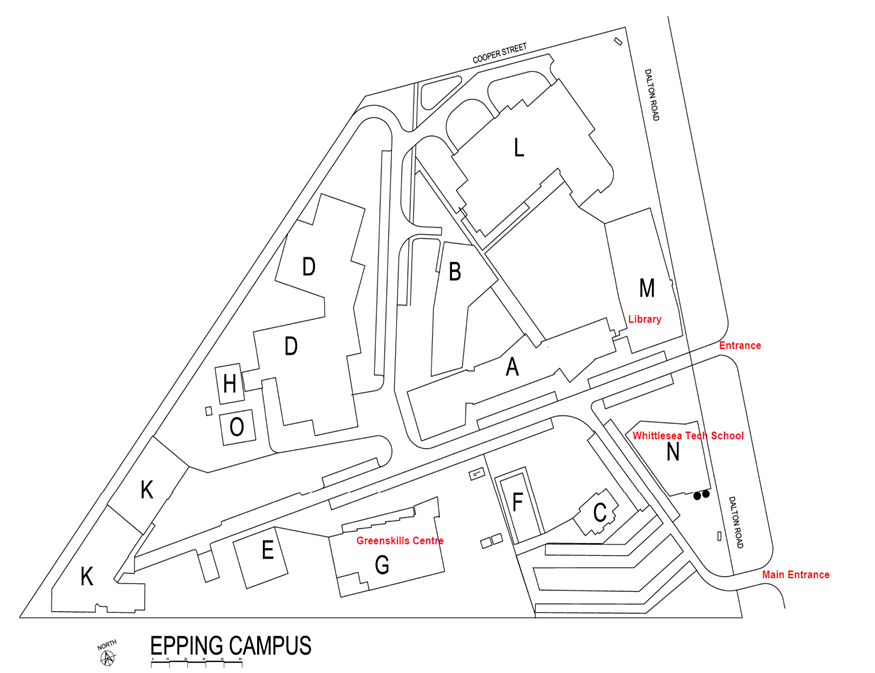 Epping Campus Map
